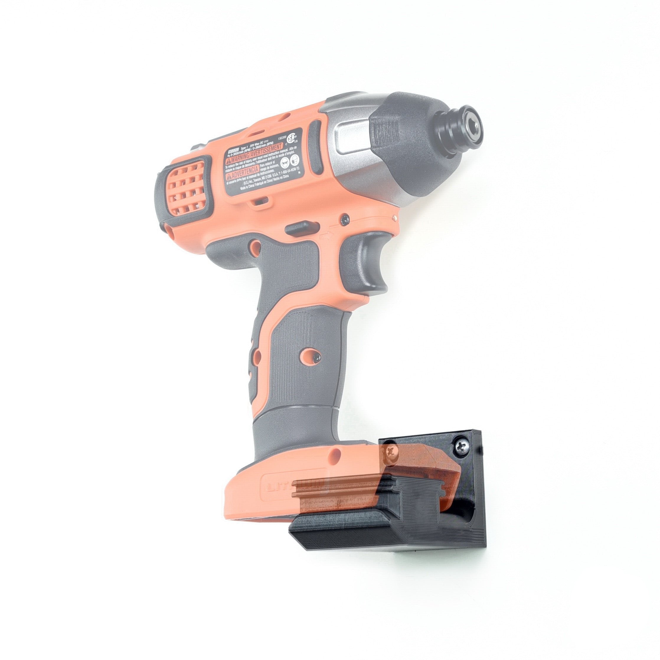 Black & Decker 20V Tool Mount | Standard Mount Co. – The Standard Mount ...